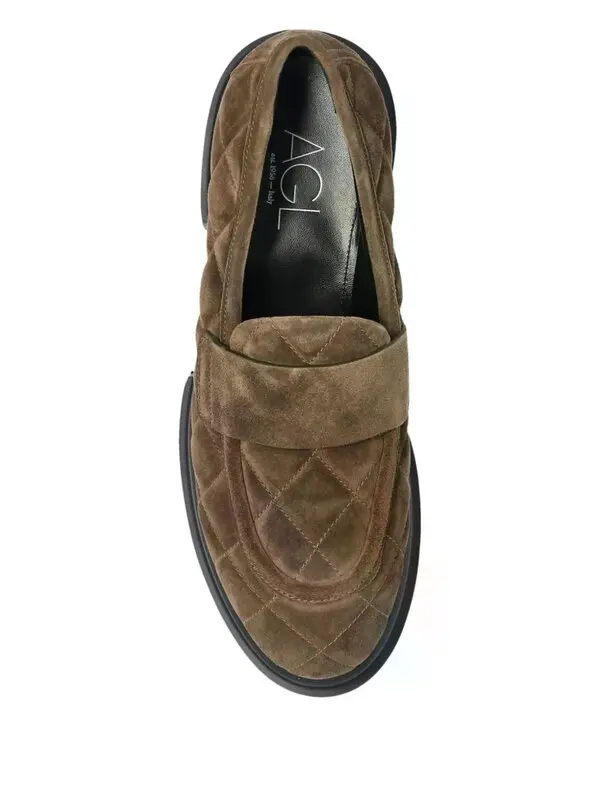 Agl 55mm Quilted-design Loafers