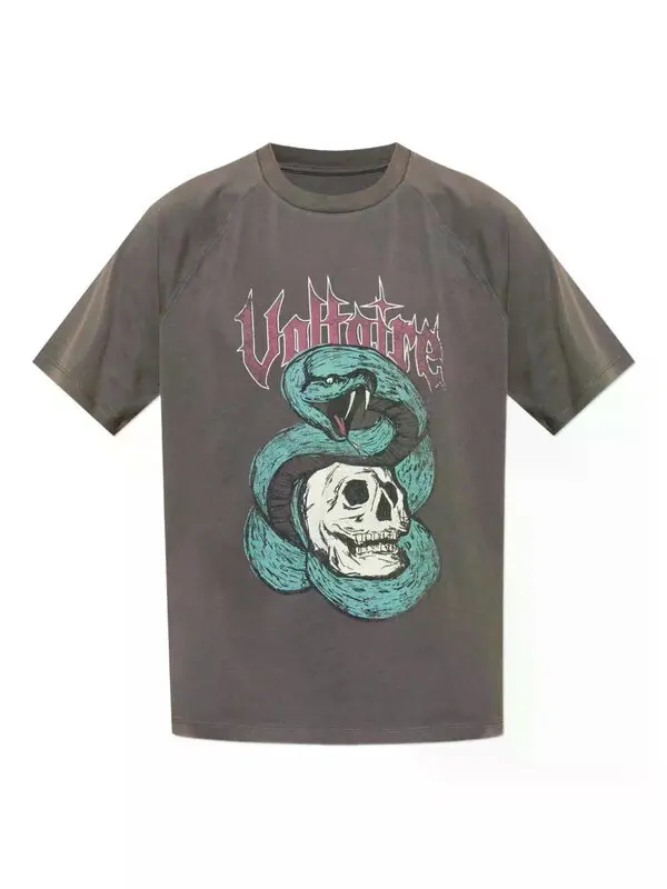 Zadig&Voltaire Torry Skull-print T-shirt - Grey