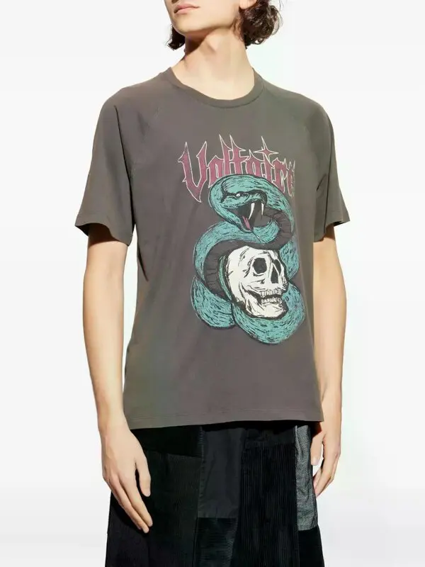 Zadig&Voltaire Torry Skull-print T-shirt - Grey
