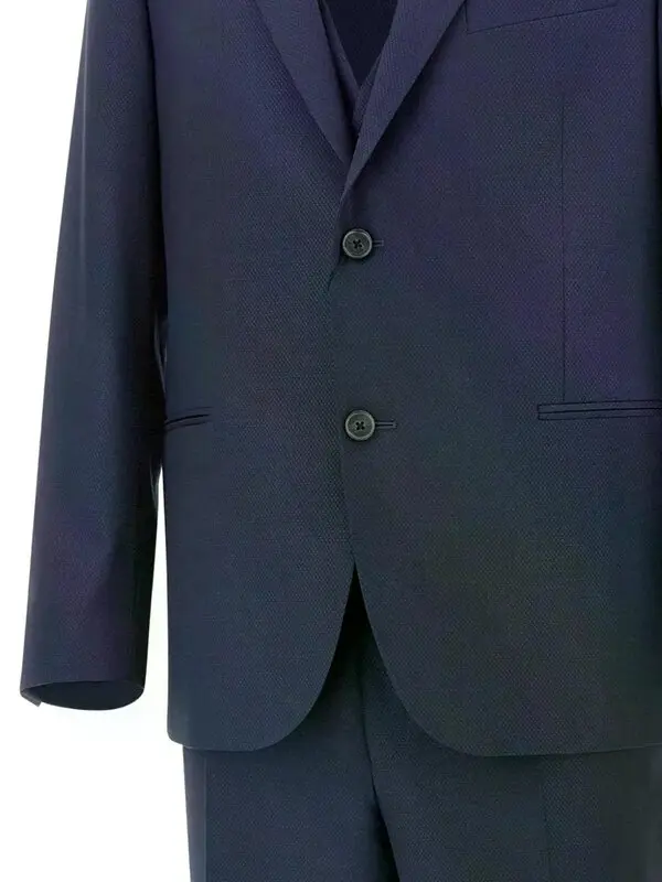 MARCHESANI Textured Three-piece Suit