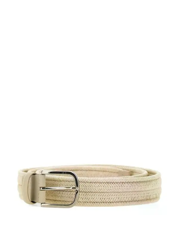 ORTIGNI Woven Elasticated Belt - Neutrals