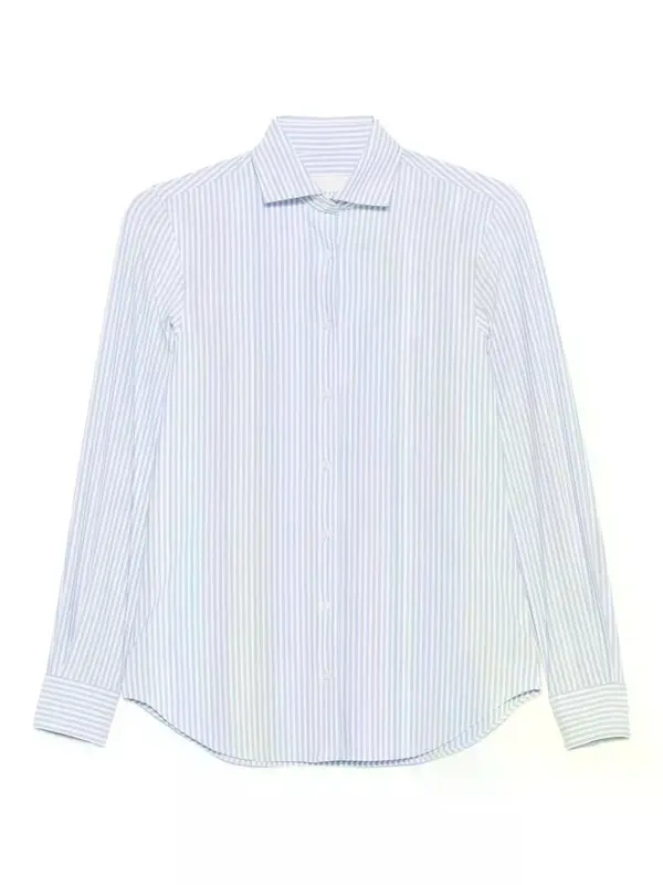 XACUS Striped-pattern Shirt