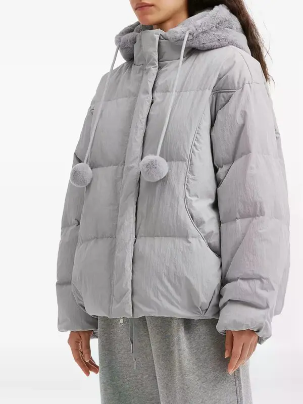 B+AB Pompom-detail Puffer Jacket
