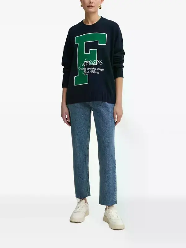 From Future Letter-graphic Cashmere Pullover