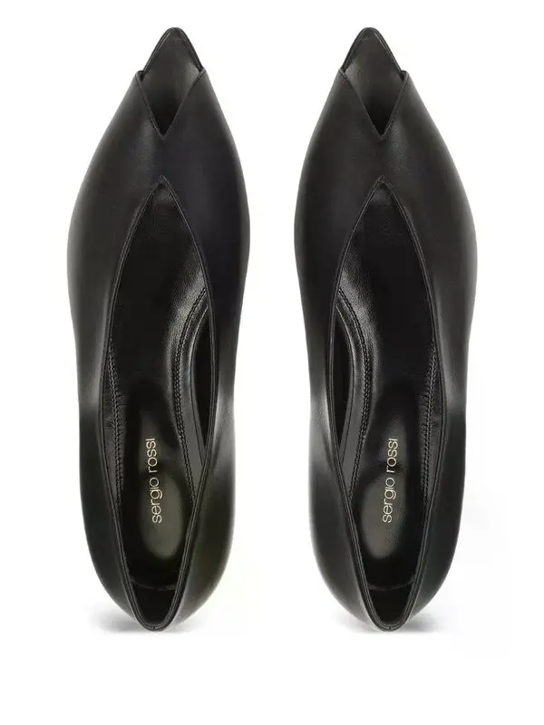 SERGIO ROSSI Open-toe Ballet Flats
