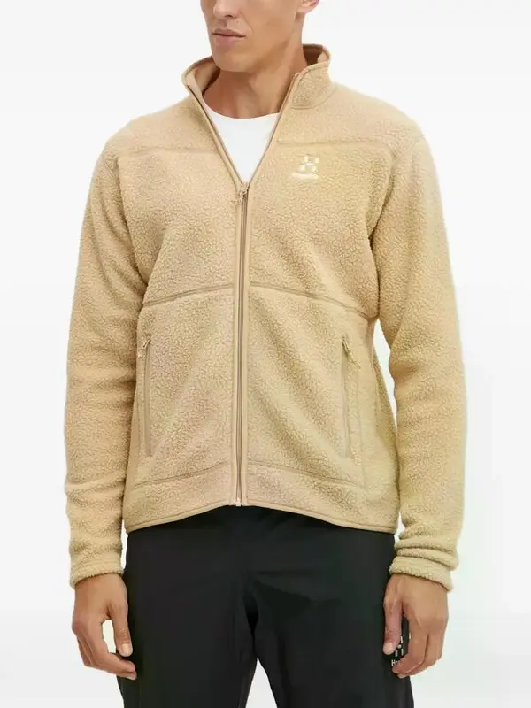 HAGLOFS Mossa Pile Zip-fastening Jacket - Neutrals