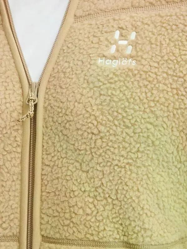 HAGLOFS Mossa Pile Zip-fastening Jacket - Neutrals
