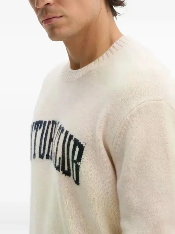 From Future Crew-neck Cashmere Graphic Sweater