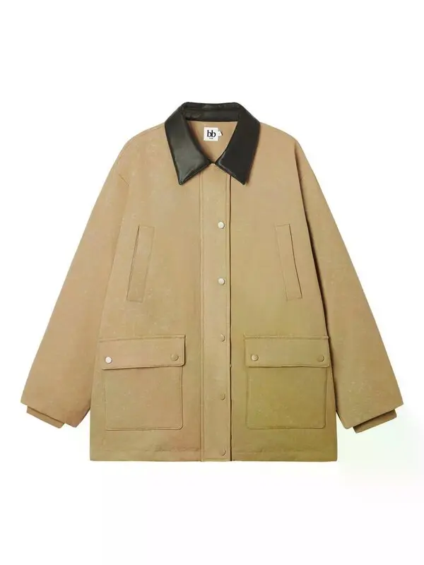 B+AB Collared Jacket With Front Pockets