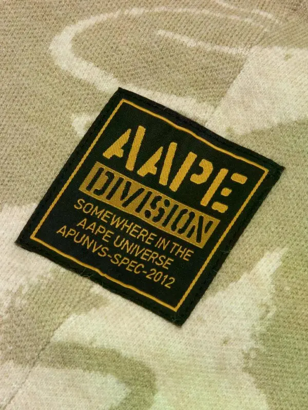 AAPE BY *A BATHING APE Graphic Print Zip-up Hoodie