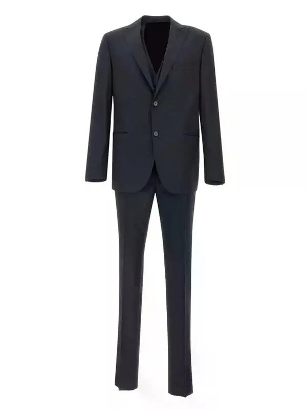 MARCHESANI Textured Three-piece Suit