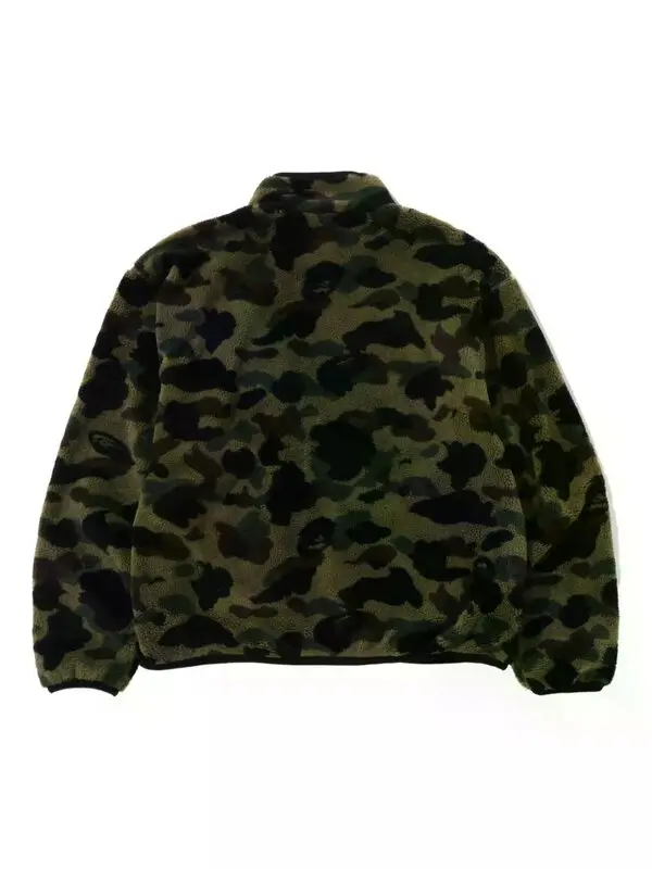 A BATHING APE Camouflage-pattern Zip-up Jacket