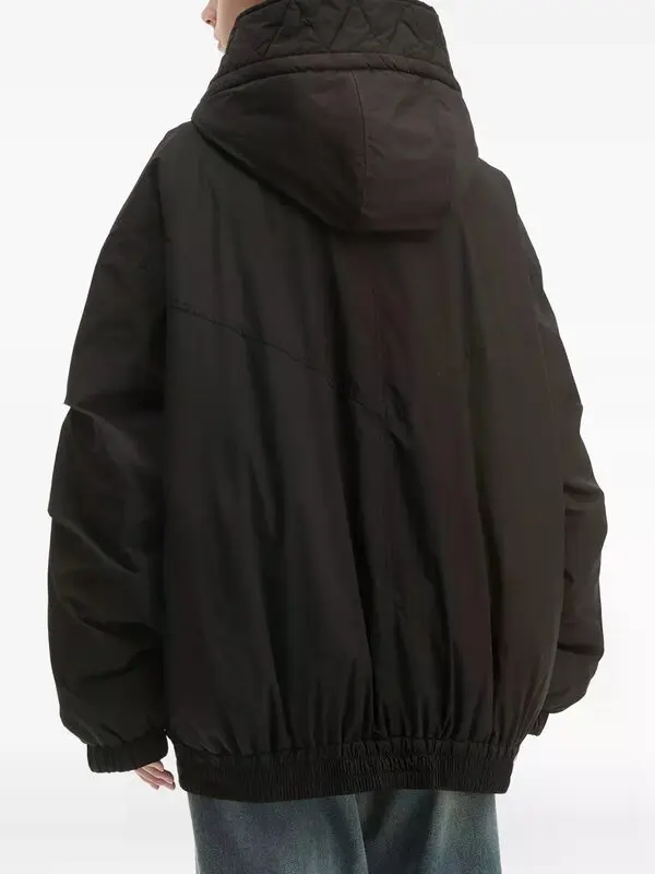 TOUT A COUP Button-fastening Hooded Jacket