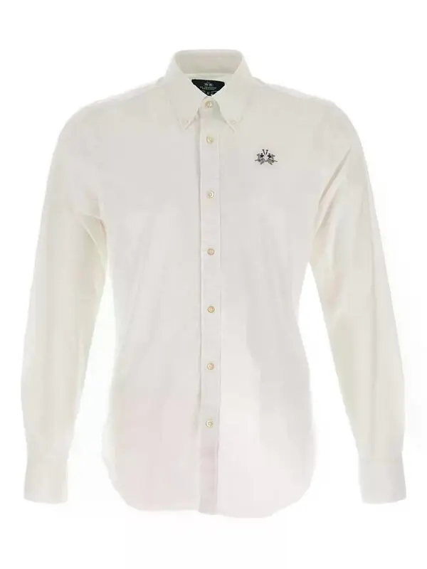 LA MARTINA Button-down Embroidered Shirt