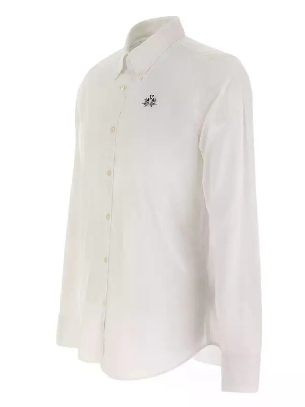 LA MARTINA Button-down Embroidered Shirt