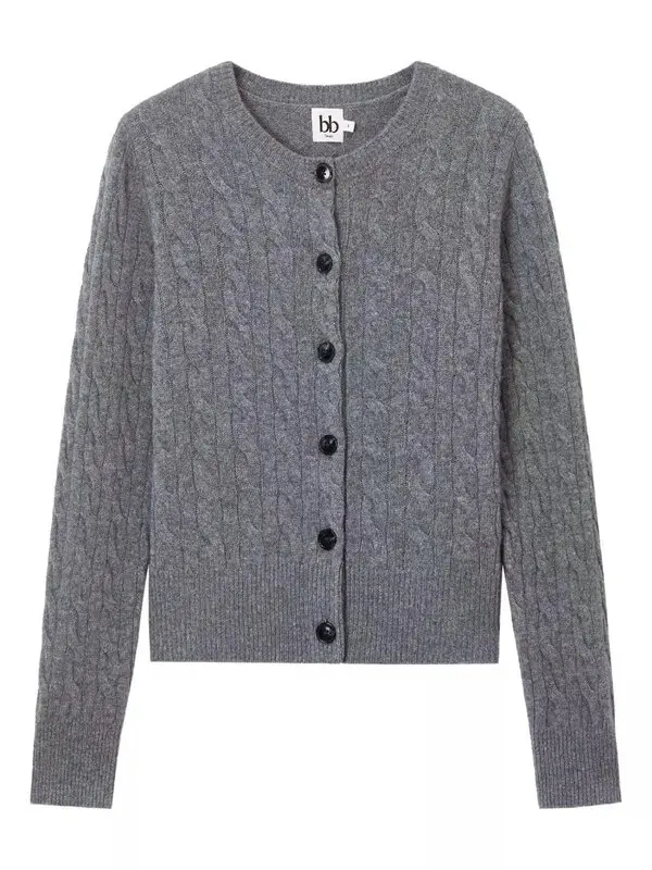 B+AB Cable-knit Buttoned Cardigan