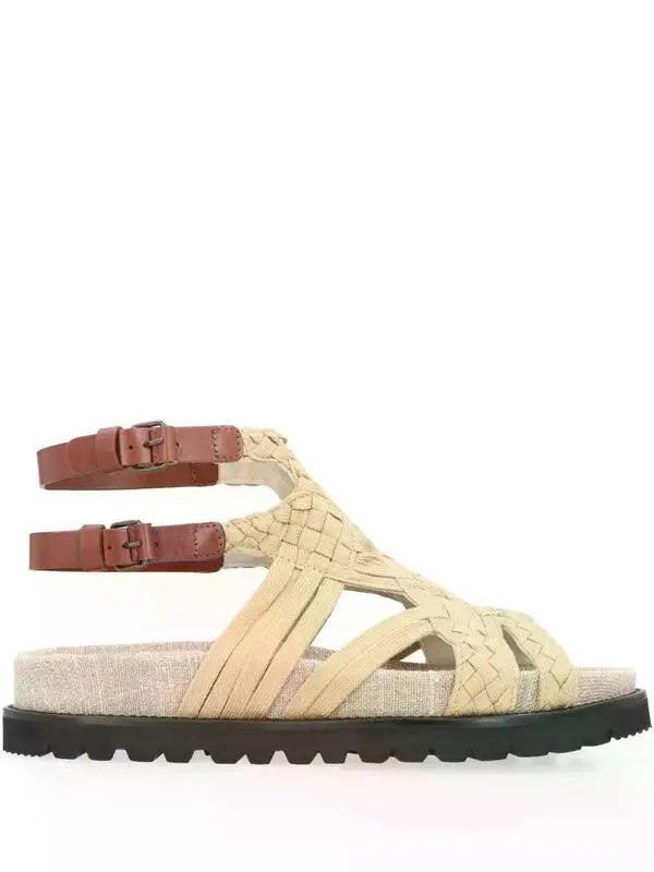 Alberta Ferretti Buckle-strap Flat Sandals
