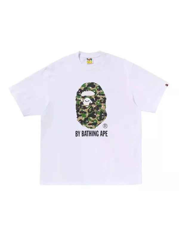 A BATHING APE Camouflage-print T-shirt - White