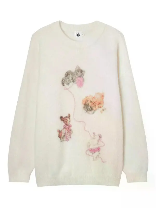 B+AB Graphic-design Sweater
