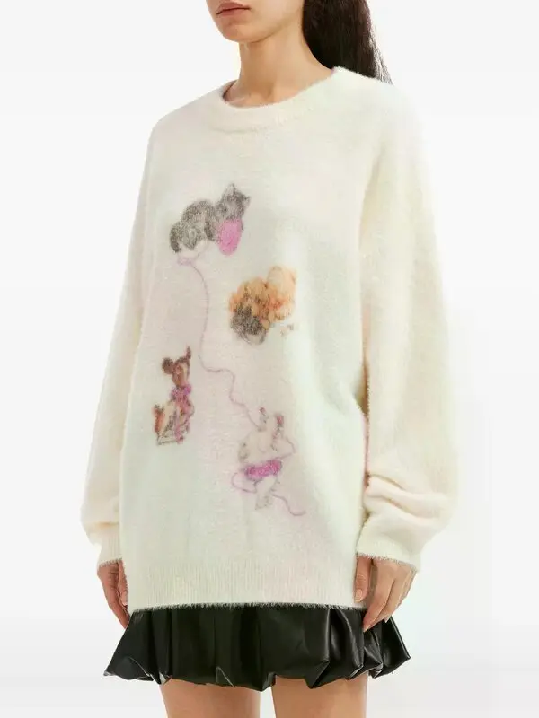 B+AB Graphic-design Sweater