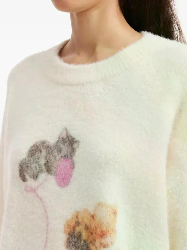 B+AB Graphic-design Sweater