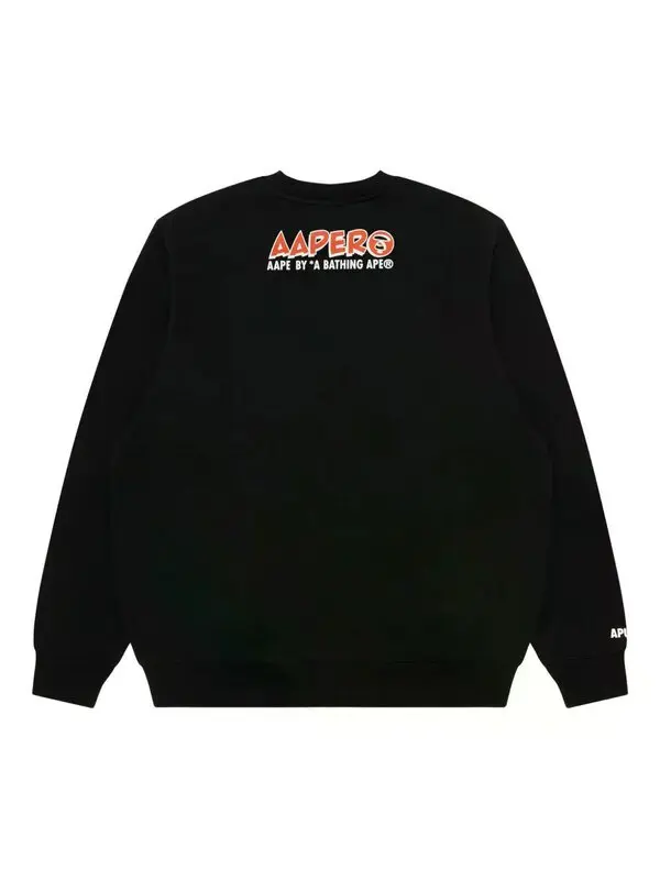 AAPE BY *A BATHING APE Graphic-print Crew-neck Sweatshirt