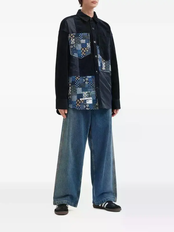 MUSIUM DIV. Patchwork Shirt