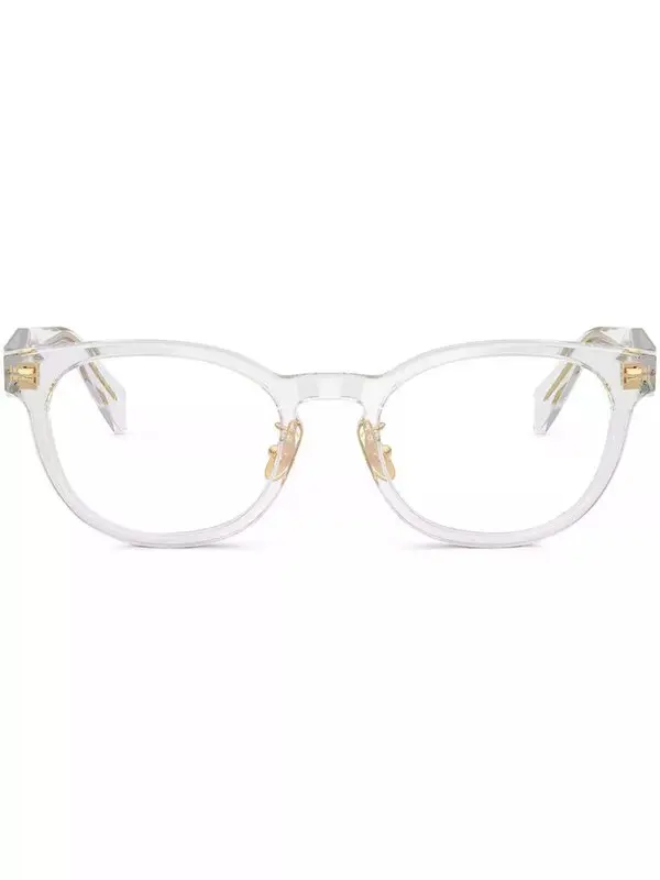 Prada Round-frame Eyeglasses - Grey