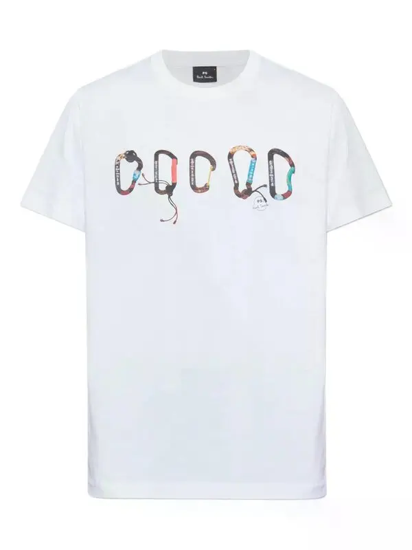 Paul Smith Carabiner-print T-shirt - White