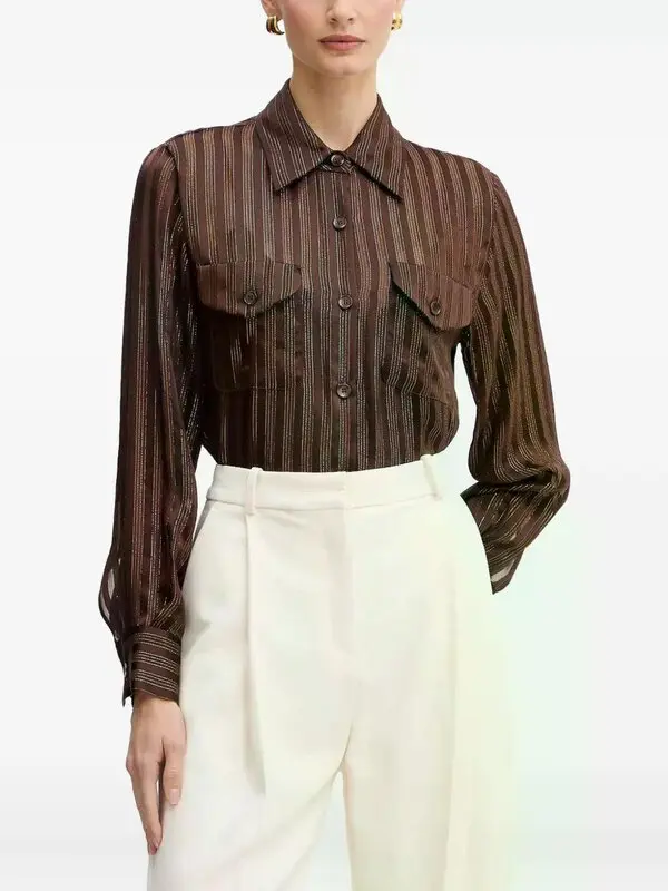 Luisa Spagnoli Striped Button-down Shirt