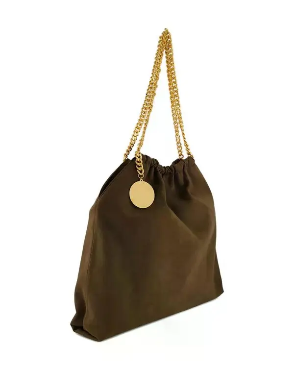 Stella McCartney Medium Falabella Chain Drawstring Shoulder Bag - Brown