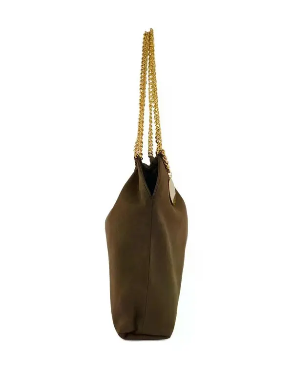 Stella McCartney Medium Falabella Chain Drawstring Shoulder Bag - Brown