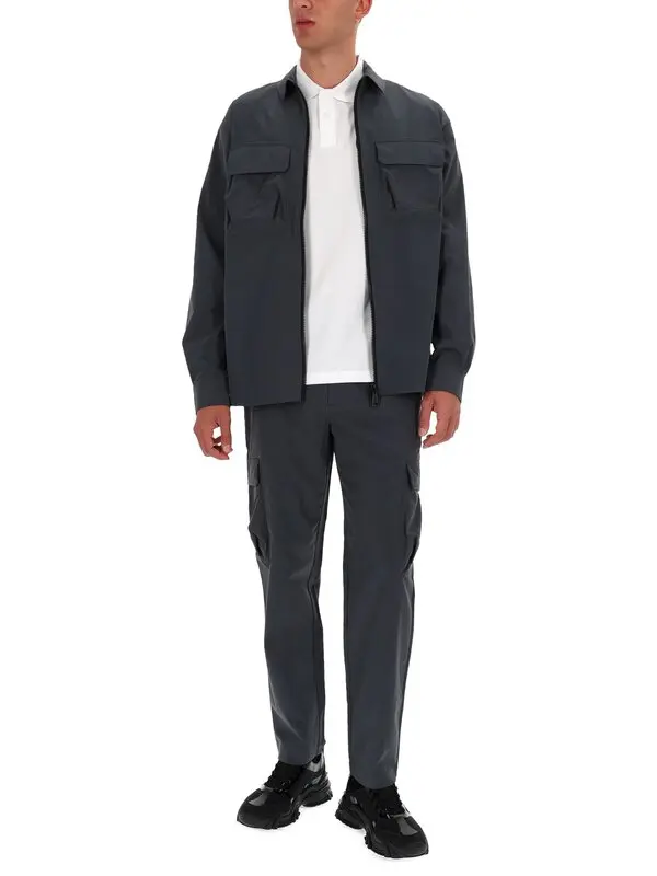 Versace Zippered Shirt - Grey