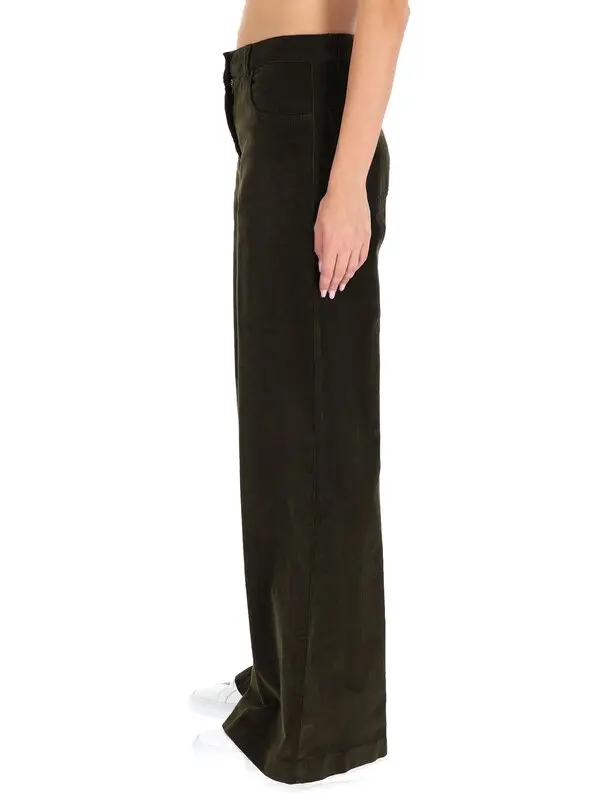 Aspesi Wide Leg Velvet Trousers