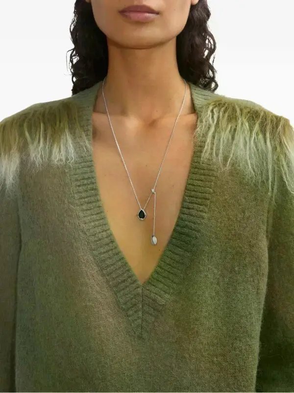 Burberry Pendant Necklace - Black
