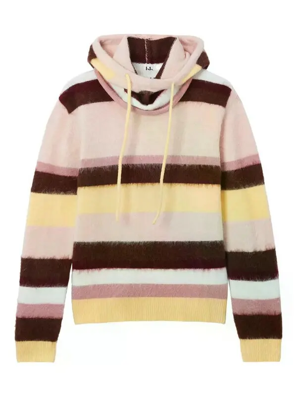 B+AB Striped Hooded Sweater