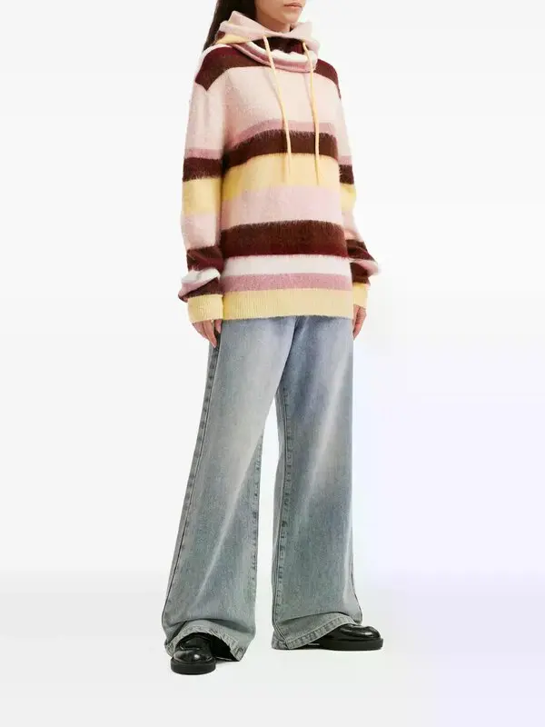B+AB Striped Hooded Sweater