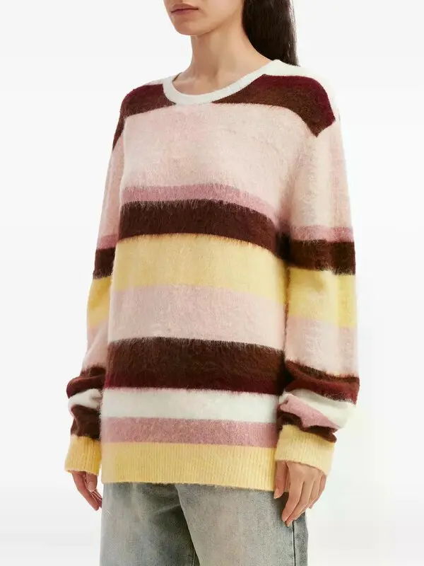 B+AB Striped Hooded Sweater
