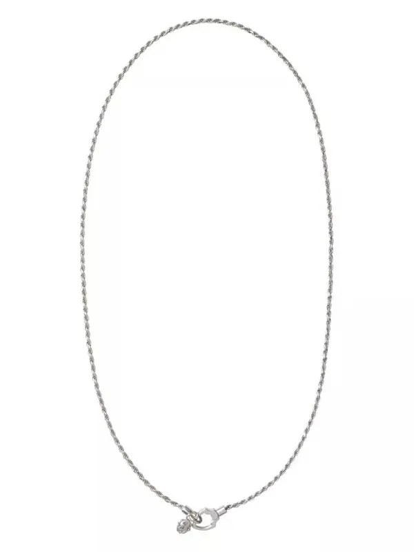 Burberry Shield Lock Sterling Necklace