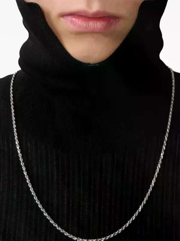 Burberry Shield Lock Sterling Necklace