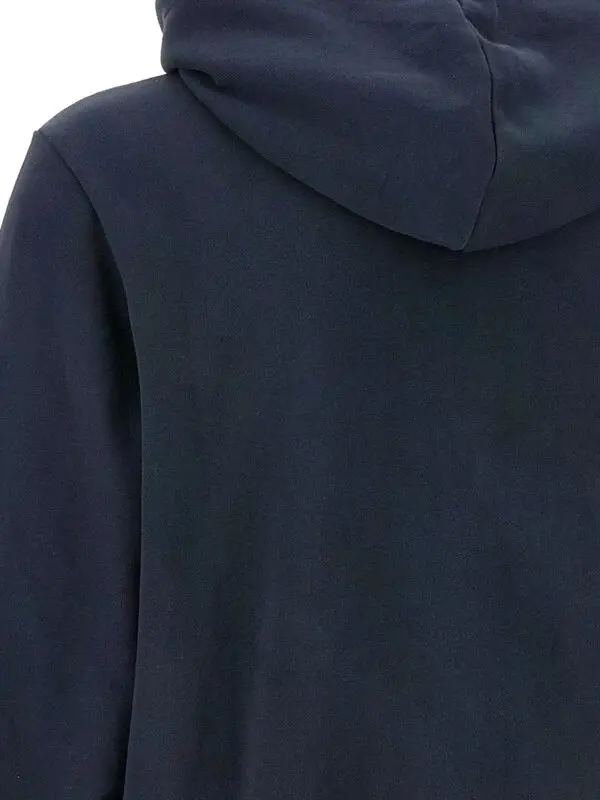 SUN 68 Cotton Zip-up Hoodie - Blue