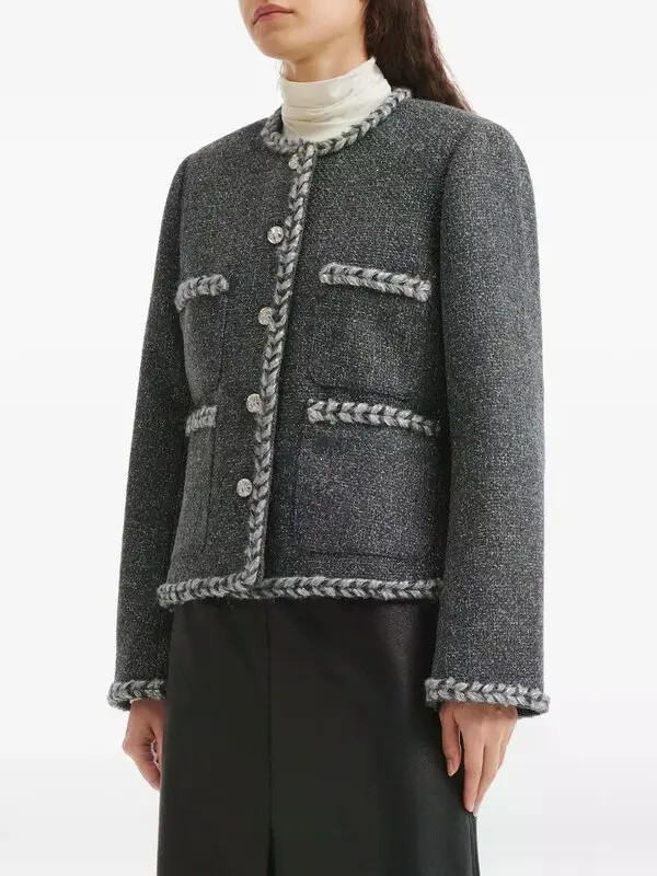 B+AB Braided-trim Jacket