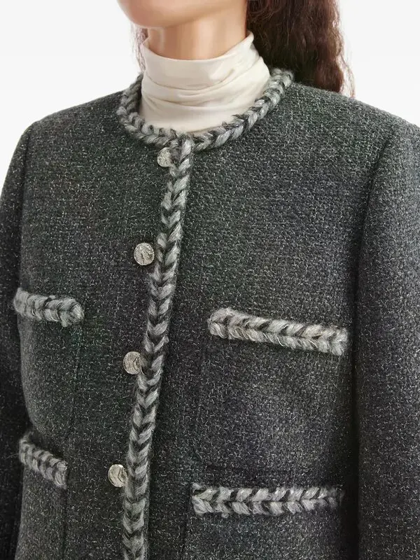 B+AB Braided-trim Jacket