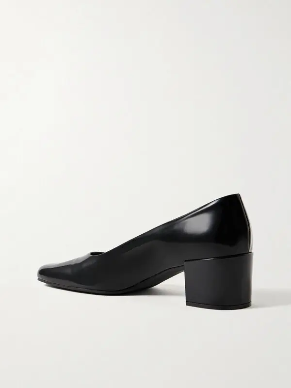 THE ROW Penelope Leather Pumps