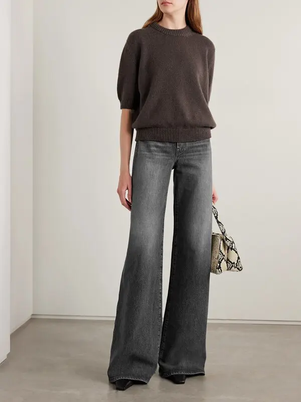 Khaite Davin Cashmere Sweater - Brown