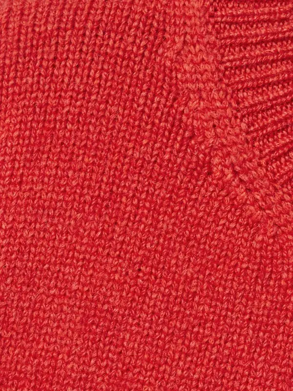 Khaite Margaux Oversized Cashmere Sweater - Red