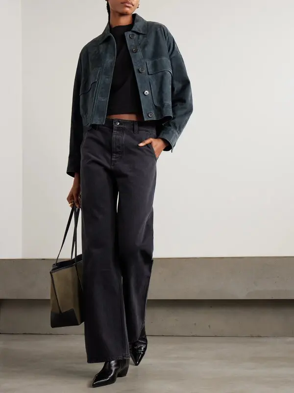 ARMA Miri Cropped Suede Jacket
