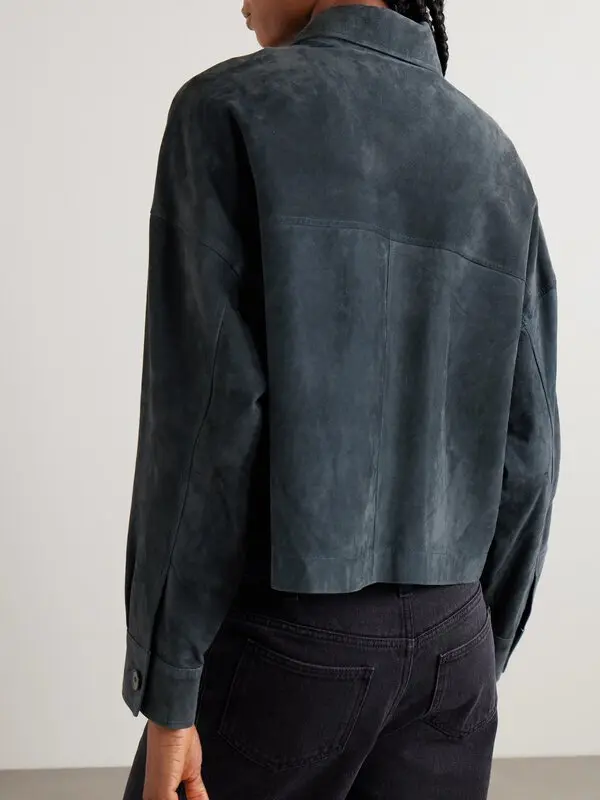 ARMA Miri Cropped Suede Jacket
