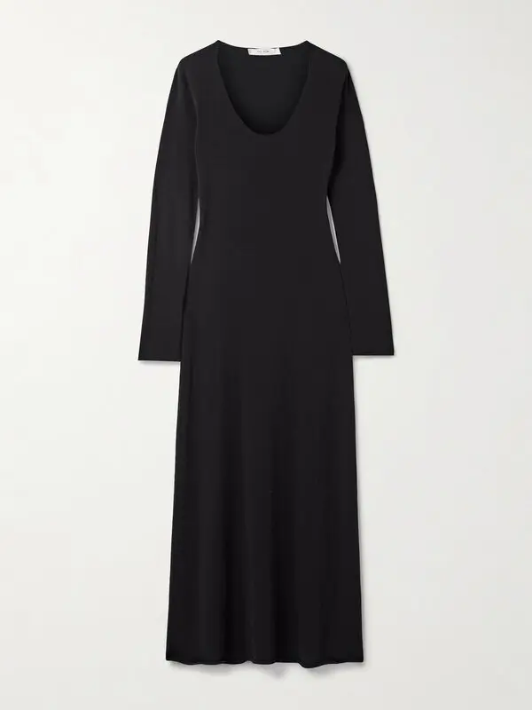 THE ROW Mavy Knitted Midi Dress