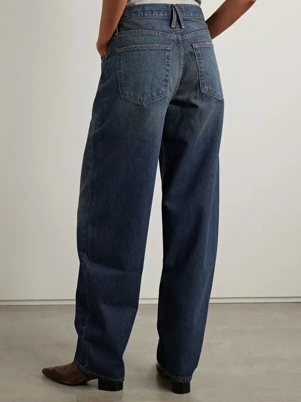 SLVRLAKE Ella Mid-rise Barrel-leg Jeans